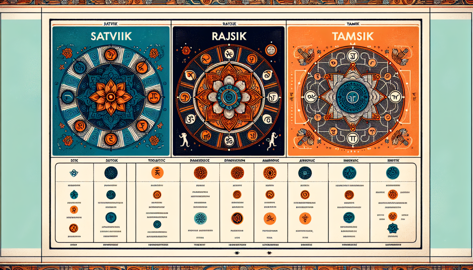 Satvik, Rajsik and Tamsik Zodiac Sign (Rashi) and Attributes - Astroskills